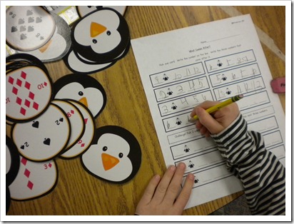 Growing Kinders: Penguins and Winter Fun! {Math & Literacy Centers}